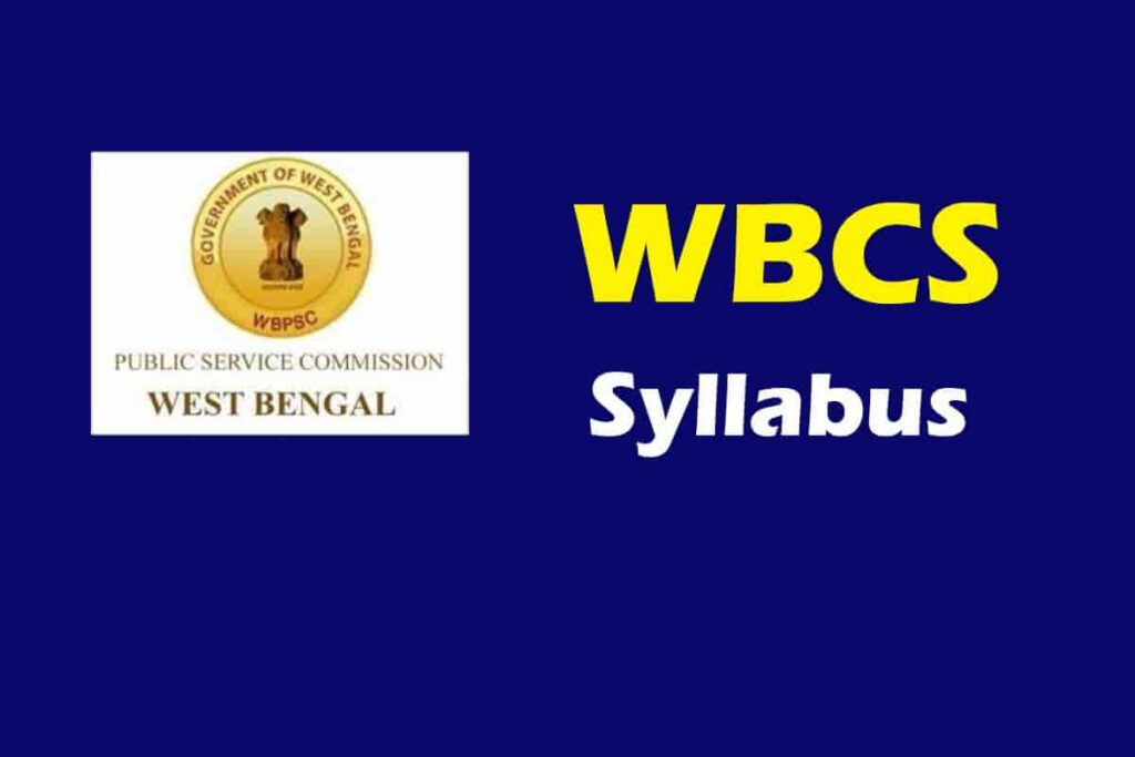 WBCS Syllabus 2023 West Bengal Civil Service Syllabus Pre Mains PDF WBCS Syllabus 2023 West Bengal Civil Service Syllabus Pre Mains PDF