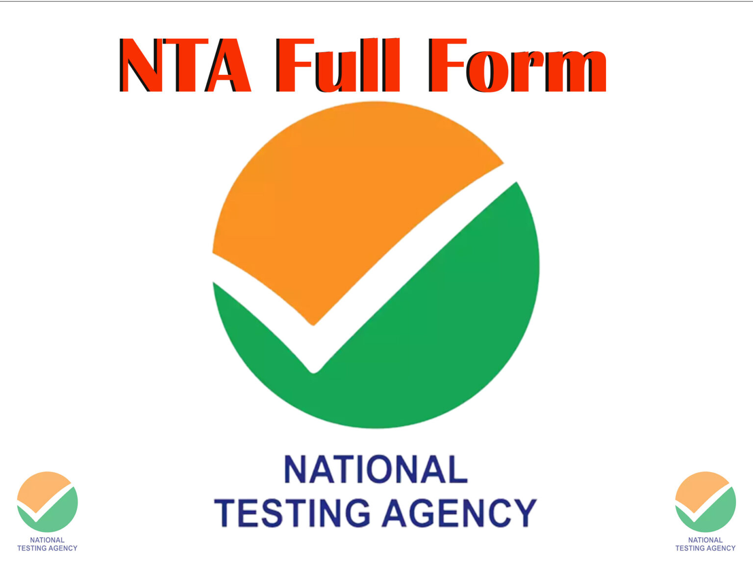 NTA Full Form | एनटीए का मतलब और फुल फॉर्म हिंदी में, Website, Exams ...