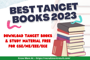 TANCET Books 2023| Download TANCET Study Material Free For CSE/ME/EEE/ECE