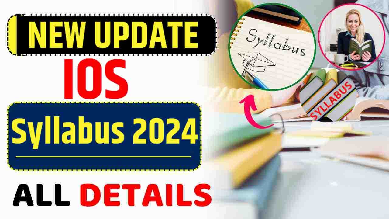 IOS Syllabus 2024 SilverZone Science Olympiad Class 1 12